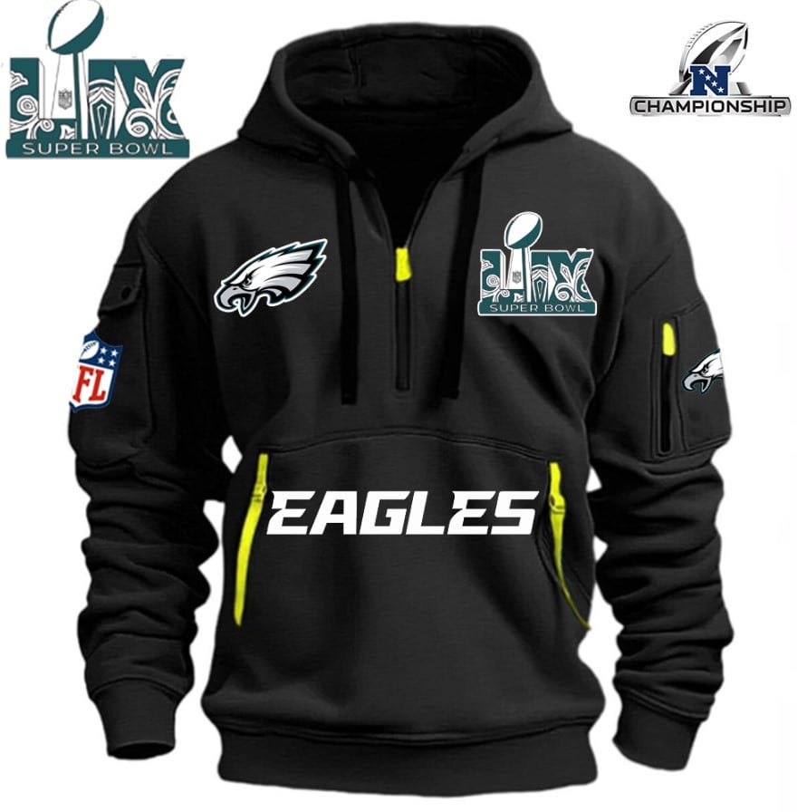 Philadelphia Eagles New Hoodie 2025 - Super Bowl LIX Champions Eagles ...
