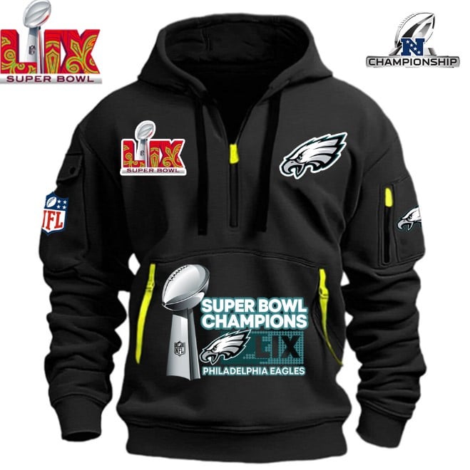 Philadelphia Eagles New Hoodie 2025 - Super Bowl LIX Champions Eagles ...
