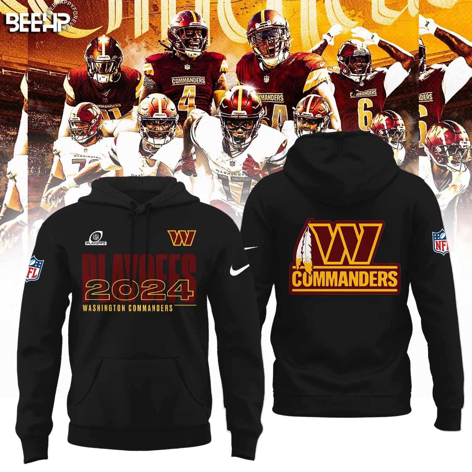 Washington Commanders 2024 Playoffs Shirt – TwinkleMyToes