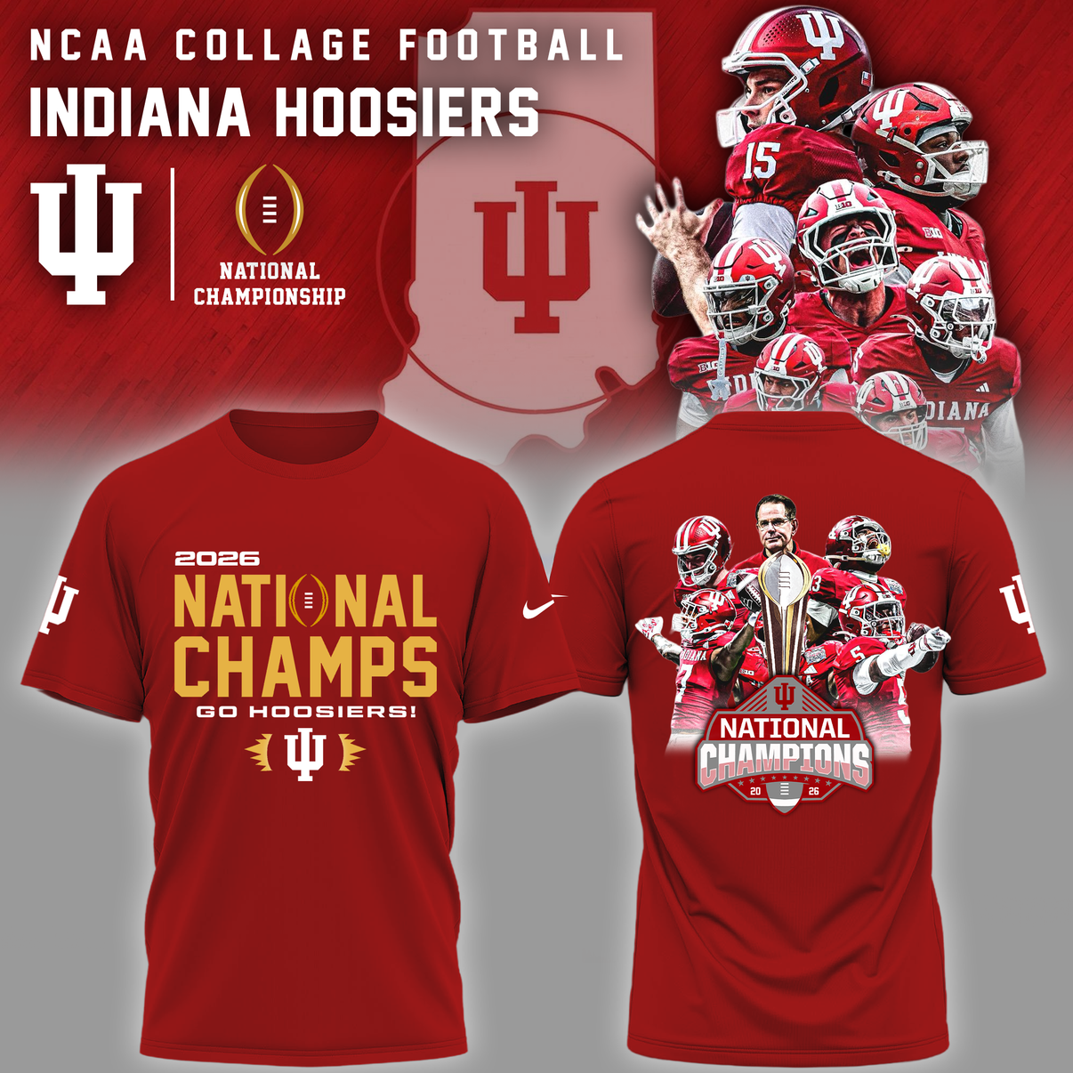 We're Champions - IU Hoosiers Football - National Champions Limited ...